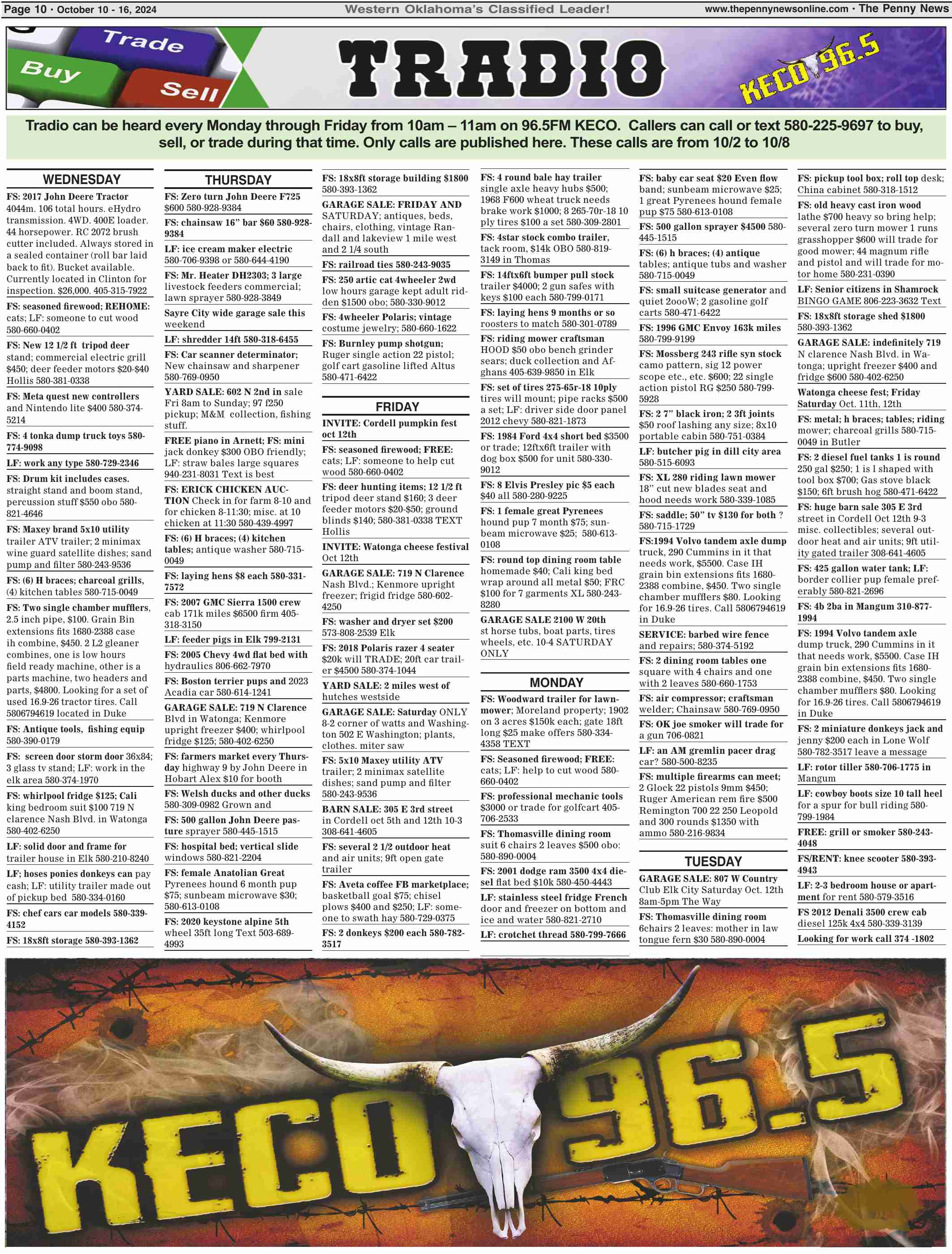 The Penny News Classifieds: Miscellaneous - Tradio Buy, Sell, Trade ...