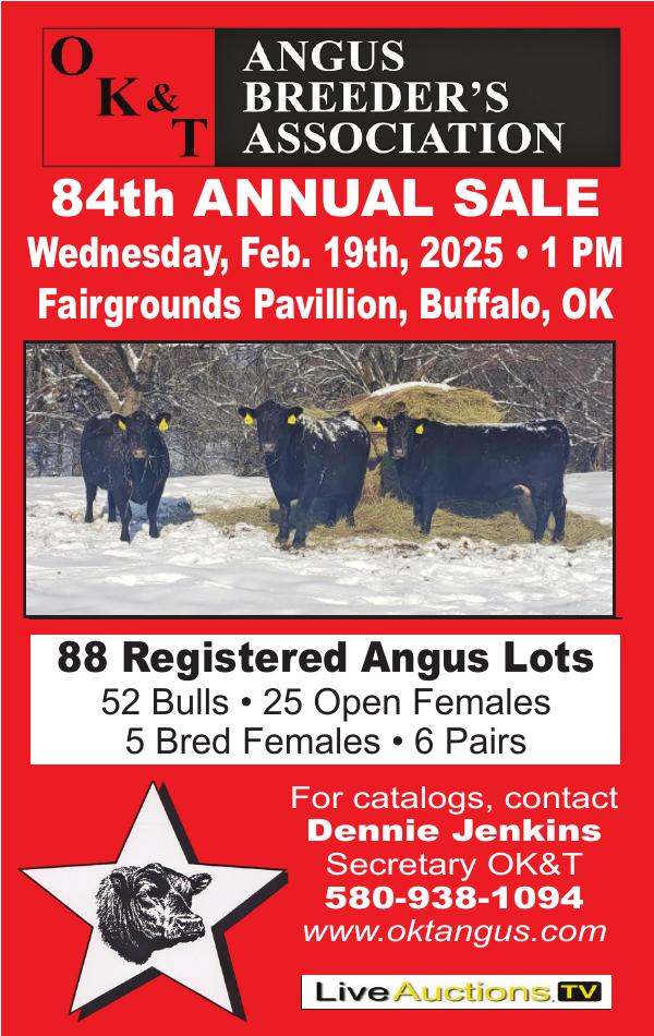 The Penny News Classifieds: Livestock - OK&T Angus 83rd Annual Sale ...