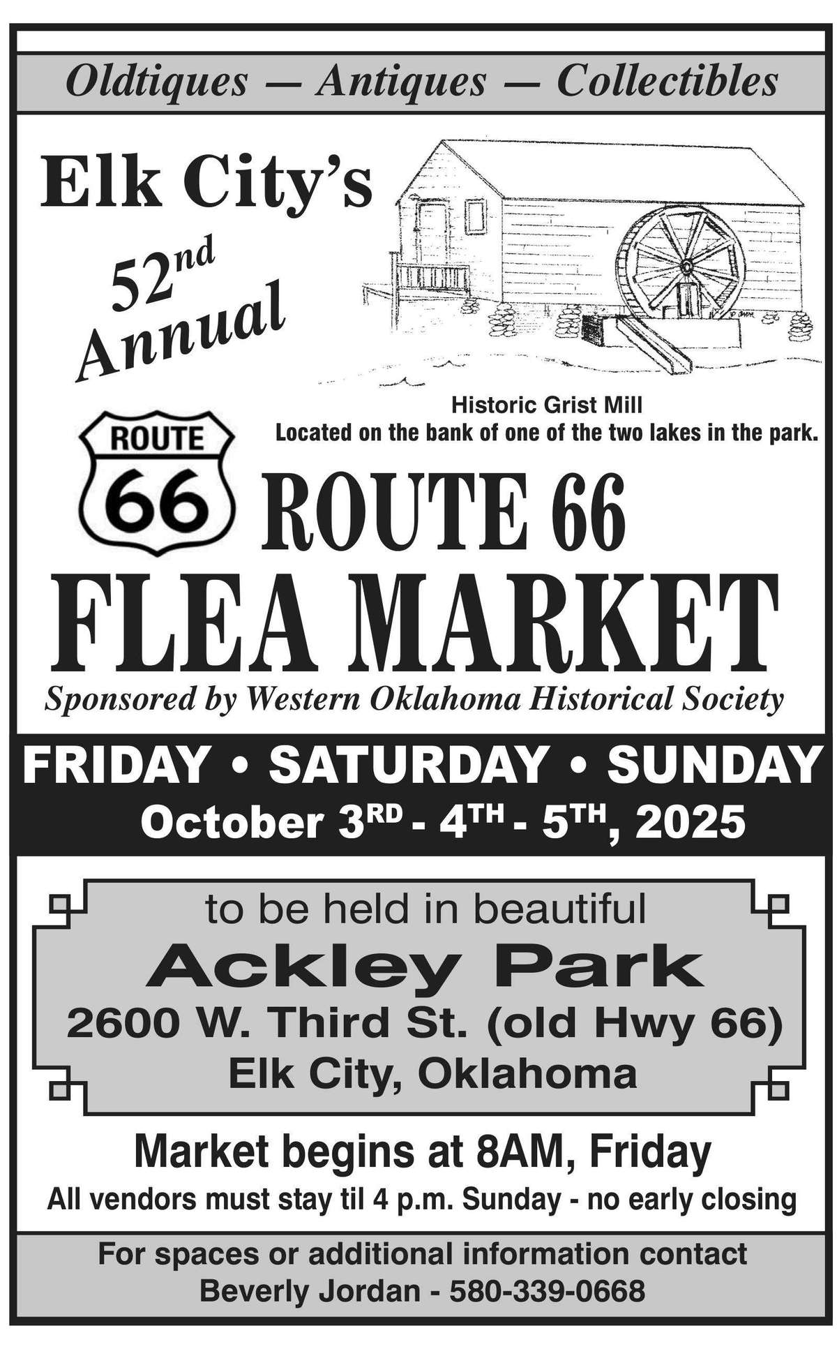 The Penny News Classifieds: Entertainment - 52nd Annual Route 66 Flea Market at Ackley Park ...